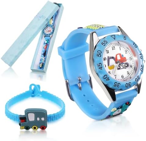 3 Pack Car Watch Boys Watch With Car Wristband Set, Toddler Watch Kids ...
