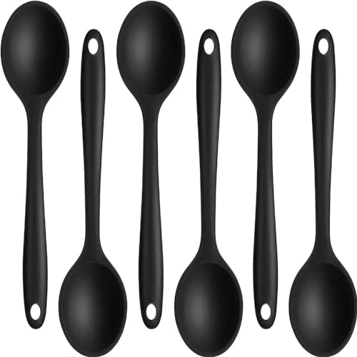 Amazon.com: Boao 4 Pcs Silicone Cooking Spoons Set Silicone Serving ...
