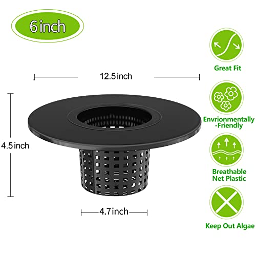 Snapklik.com : Tectsia Net Pots 6 Inch For 5 Gallon Bucket Wide Lids