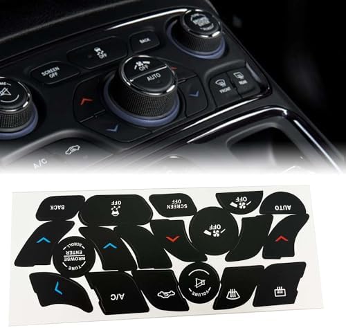 Amazon.com - NPSNGSJY Car Button Stickers Interior Decals Compatible ...