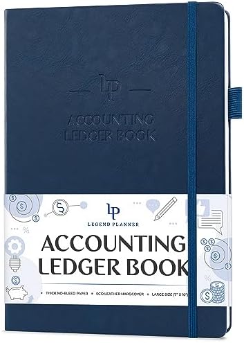 Amazon.com : Legend Accounting Ledger Book – Hardcover Bookkeeping Log ...
