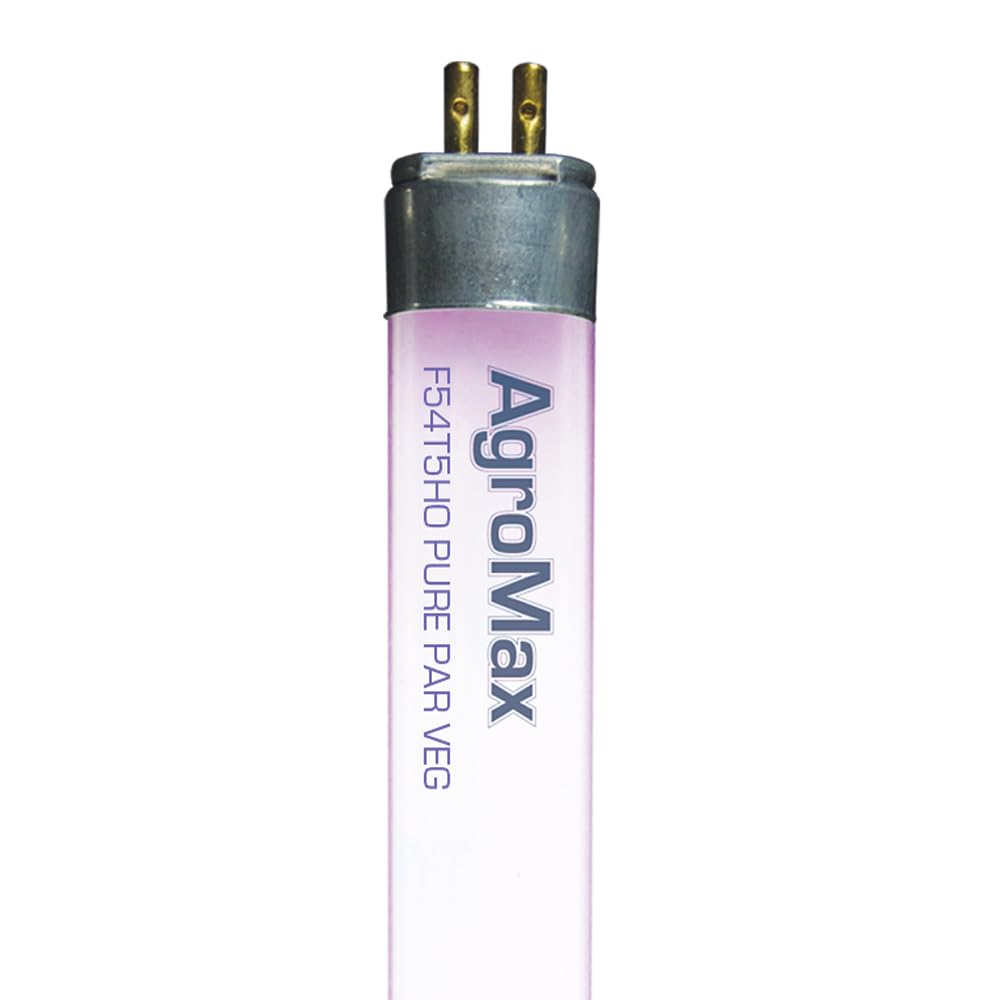Amazon.com: AgroMax 2 Foot T5 Fluorescent Pure PAR Purple Grow Light Bulb : Patio, Lawn & Garden