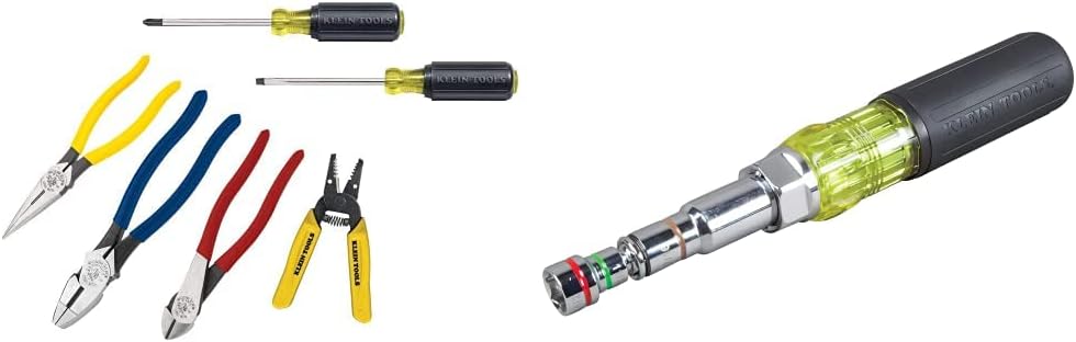 Klein Tools Apprentice Tool Set, Pliers, Screwdrivers, Nut Driver (6 ...