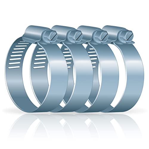 Hose Clips Jubilee Clip Adjustable Pipe Clamps (Pack of 10 pcs) (Range ...