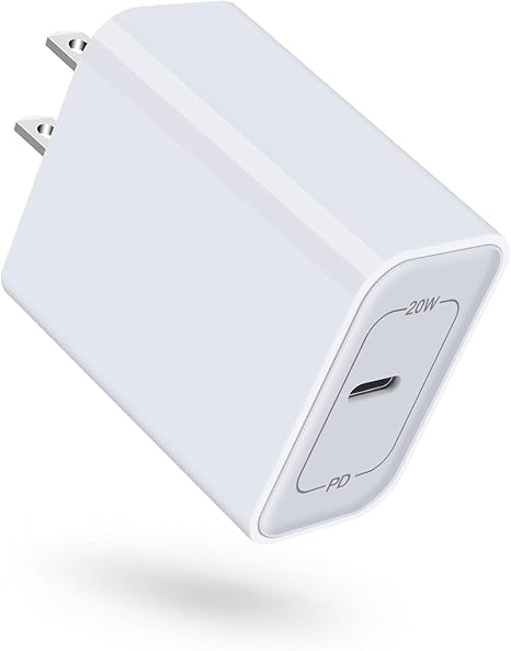 Amazon.com: USB C Fast Charger Head, 20W USB C Power Adapter Fast ...