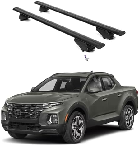 Amazon.com: auto paw for Hyundai Santa Cruz Bed Rack Cross Bars Roof ...
