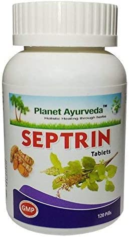 Amazon.com : Veena Ayurveda Herbal Septrin Tablet-120 Tablets : Health ...