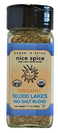 Amazon.com : Sugar 'N Spice Organic Nice Spice, 10,000 Lakes No-Salt ...