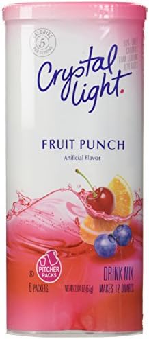 Amazon.com : Crystal Light Fruit Punch Drink Mix (12-Quart), 2.04-Ounce Packages (Pack of 6 ...