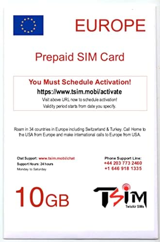 Amazon.com: SIM Card for Europe Travel 28Days Holiday with CallHome ...