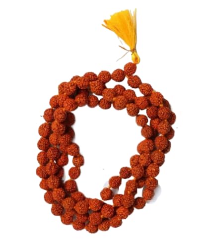 DeepMines पंच मुखी रुद्राक्ष Panchmukhi Rudraksha Mala Natural 108 Moti ...