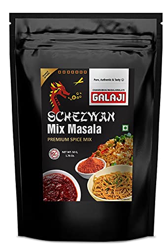 Galaji Schezwan Mix Masala 50 Grams Homemade Powdered | for Healthy ...