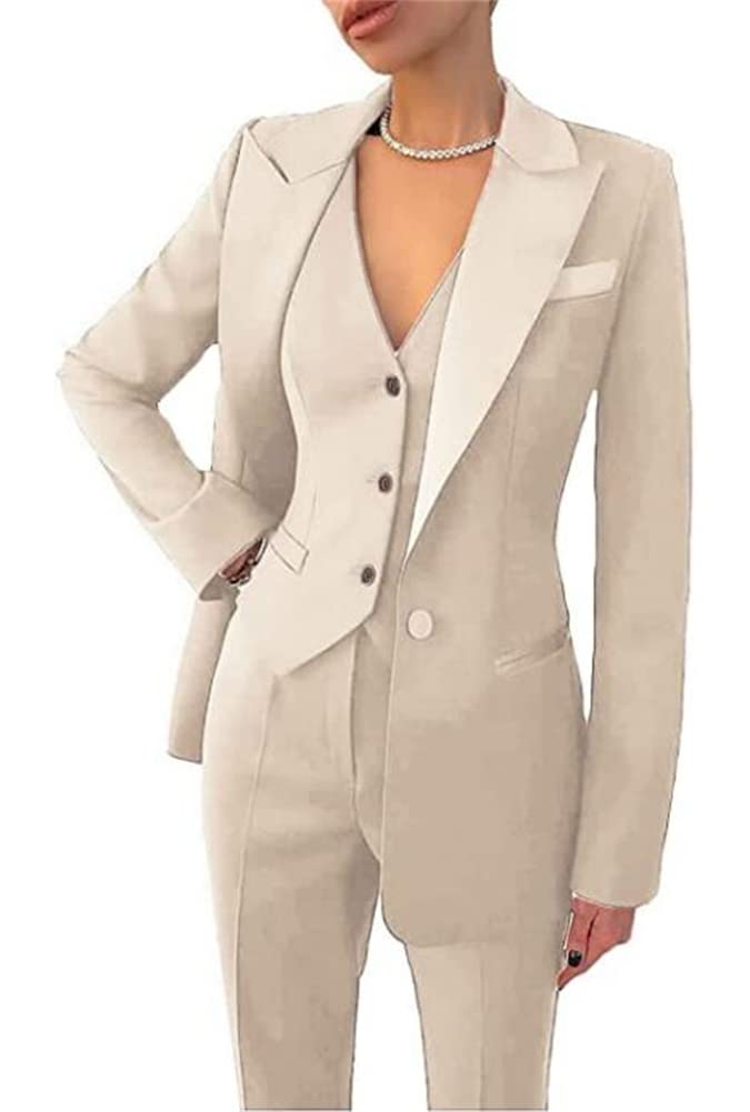 LIBODU Women Pantsuits Wedding Tuxedos Party Wear Suits Formal Business ...