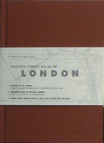 Buy Philip's Street Atlas of London: De Luxe Edition Grey Book Online ...
