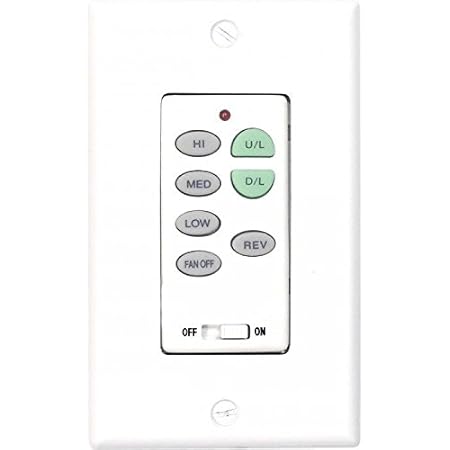 Monte Carlo CK300 Traditional Reversible Wall-Hand-held Combo Remote ...