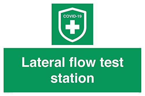 Lateral flow test station Sign – 600x400mm – A2L – BigaMart