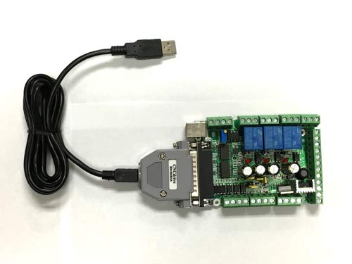6-Axis Motion Control Board with Relay and Spindle Control, UC100 USB ...