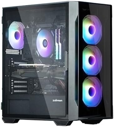 Amazon.com: Bgears b-Optillusion Gaming PC ATX case, Special Optical ...