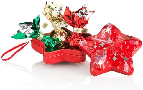 Amazon.com : Venchi - Christmas Collection - Star Gift Tin with ...