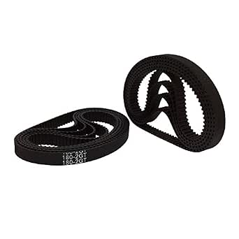 KAUNBAST 2GT Timing Belt Closed, Width 6mm 3D Printer Belts 180mm ...