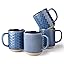 Amazon.com: GBHOME 12 OZ Stackable Coffee Mugs, Ceramic Coffee Cups ...