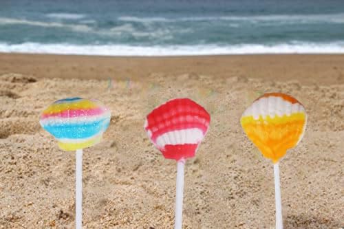 Snapklik.com : Seashell Candy Lollipops - 24 Suckers Individually ...