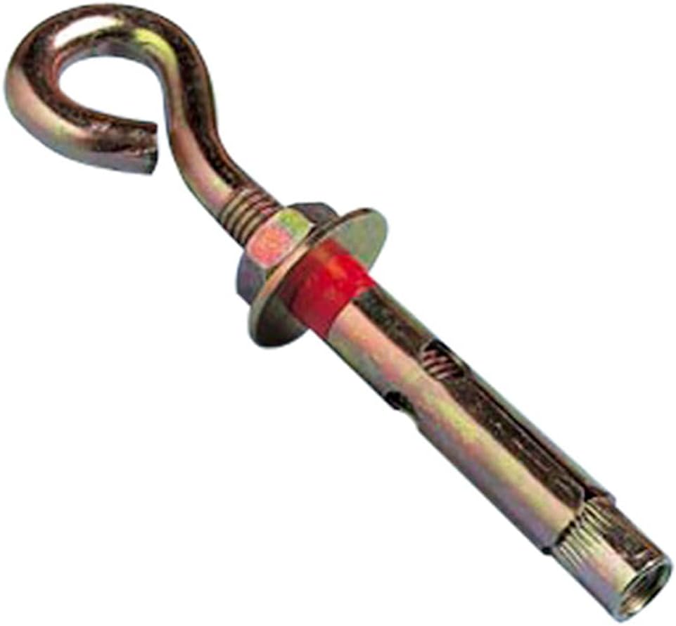 ForgeFix Masonry Anchors - Eye Bolts | M6 | Zinc Yellow Passivated ...