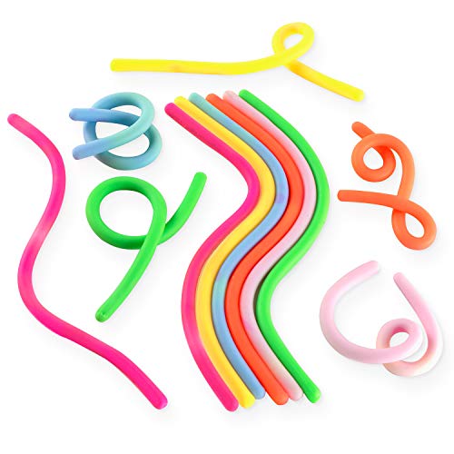 Snapklik.com : Stretchy Jelly String Noodles Thin Rubber Fidget Sensory ...