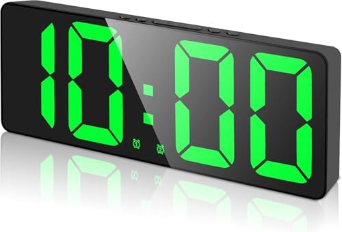 Yuanzeco 4.5" Display-Digital Clock with Large Screen,Night Light ...