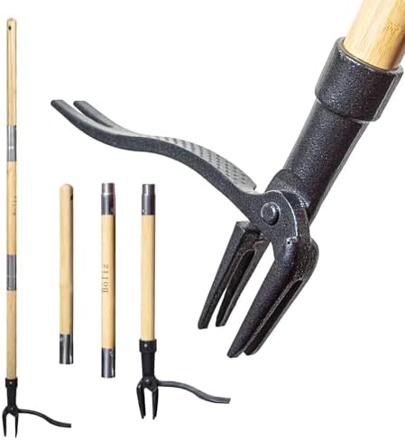 Amazon.com : Boliz 46 Inch Weed Puller Tool with Long Handle, Bamboo ...