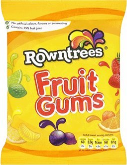 Amazon.com : Nestle Rowntree Fruit Gums Bag 150 Gram : Hard Candy ...