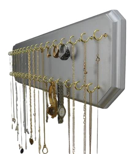 Amazon.com: EZ Necklace Holder - Wall Mounted Jewelry Organizer, Peel ...