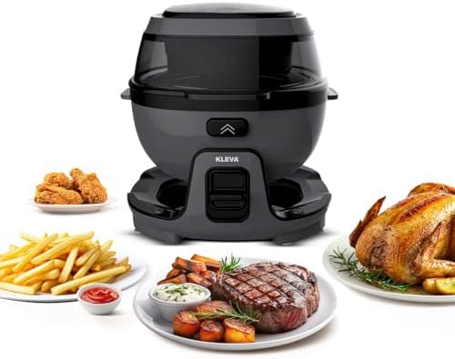 Kleva® Range Spin Crisp Rotating Air Fryer 6L, Australia’s First 360 ...