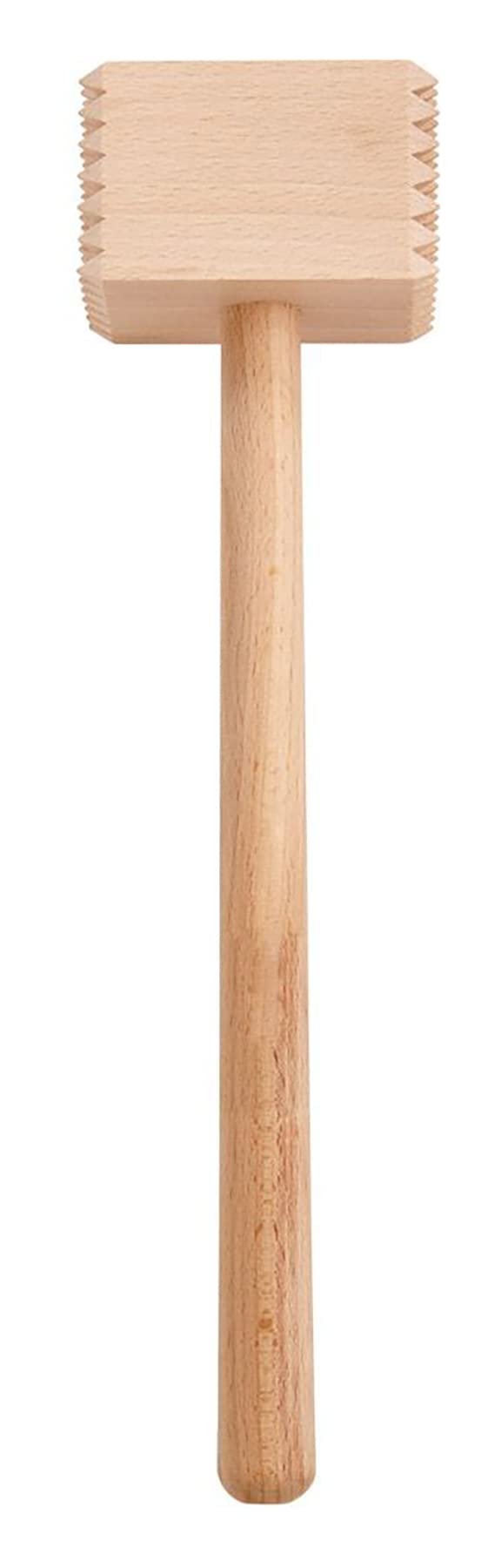 Amazon.com: HIC Kitchen Wooden Meat Tenderizer Mallet Marinating Prep ...