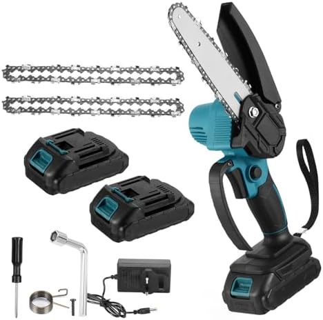 Electric Saws to Cut Wood, 6 inch Mini Chainsaw Cordless, Electric ...