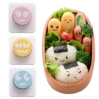 Amazon.com : Arnest Cute Face Nori Punch Set – 3 Fun Designs for ...