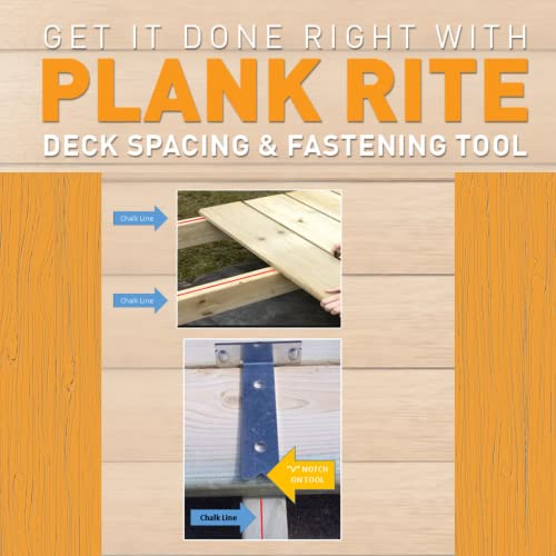 Plank Rite Steel Deck Spacing and Fastening Tool 3 Pack for Use with 5 ...