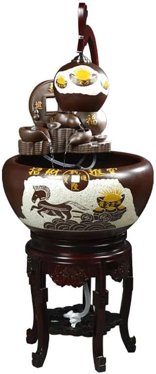 Amazon.com : Fish Bowl Vase Aquarium Fish Tank Ceramic Flowing Water ...