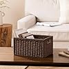 Amazon.com: joybest Wicker Storage Baskets for Shelves, Rectangular ...