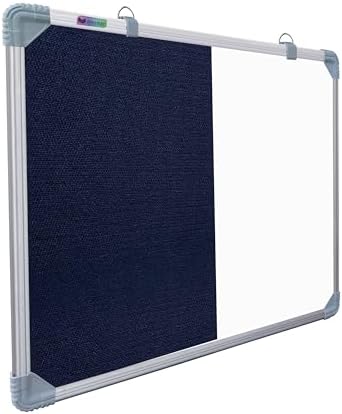 Eduway Combination Board 2X2 Feet (Non-Magnetic White Board with Blue ...