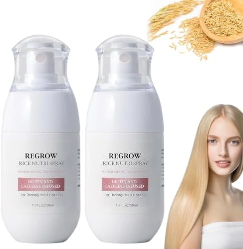Amazon.com : 2PCS Hair Regrowth Rice Nutri Spray,Rice Water Hair Growth ...