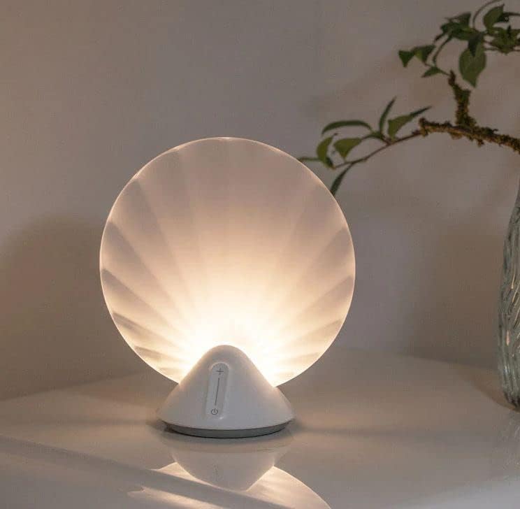 Buy Crobat Modern Round Acrylic USB Rechargeable LED Night Light Table ...