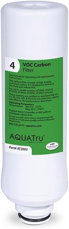 AquaTru Classic Replacement Filters for AQUA TRU Classic Countertop ...