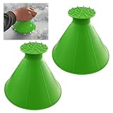 Round Windshield Snow and Ice Scraper | The Green Head