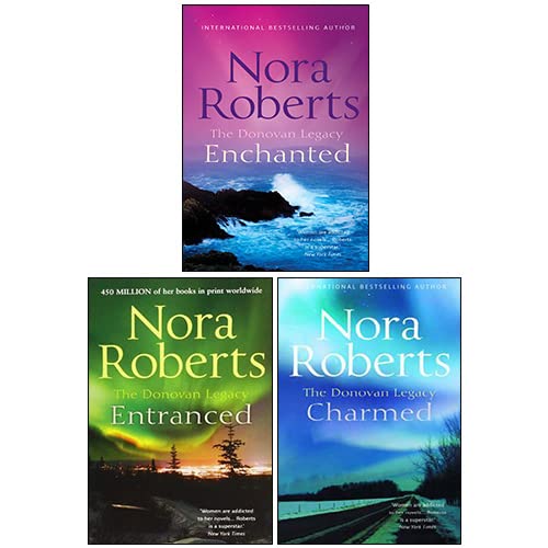 The Donovan Legacy Series 3 Books Collection Set By Nora Roberts (Entranced, Charmed, Enchanted ...