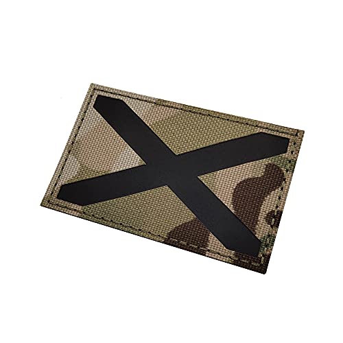 Scotland Flag Reflective Patch Scottish National IR Infrared Emblem ...