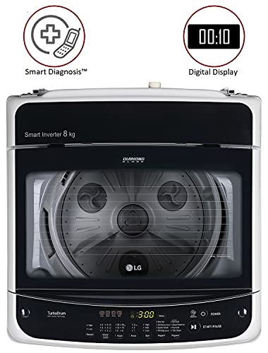 LG 8.0 Kg Smart Inverter Fully-Automatic Top Loading Washing Machine ...
