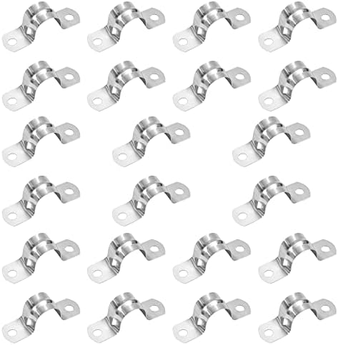 XINSHENG 22Pcs Pipe Strap Clamp Holder M10mm Stainless Steel Brackets ...