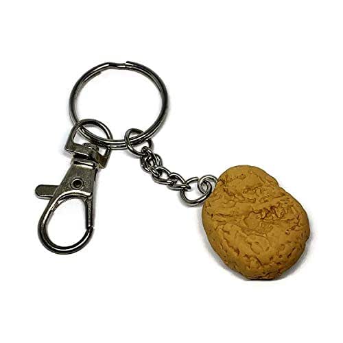 Amazon.com: Handmade Realistic Chicken Nugget Keychain, Durable Metal ...
