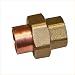 EZ-FLUID Plumbing 2" C X C Copper Union, Copper Union CxC Solder Sweat ...